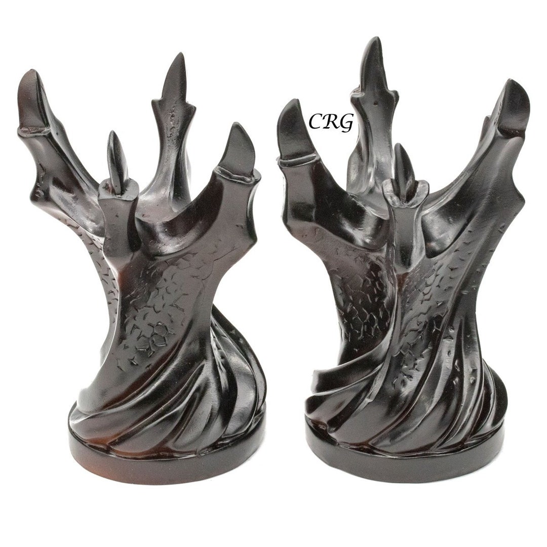 Wooden Dragon Claw Sphere Stand – 5" Display for Crystal Balls ...