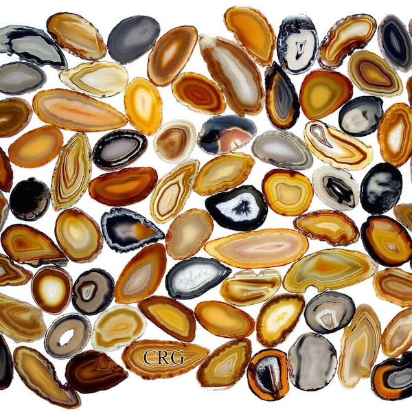 White Geode Slice - Etsy