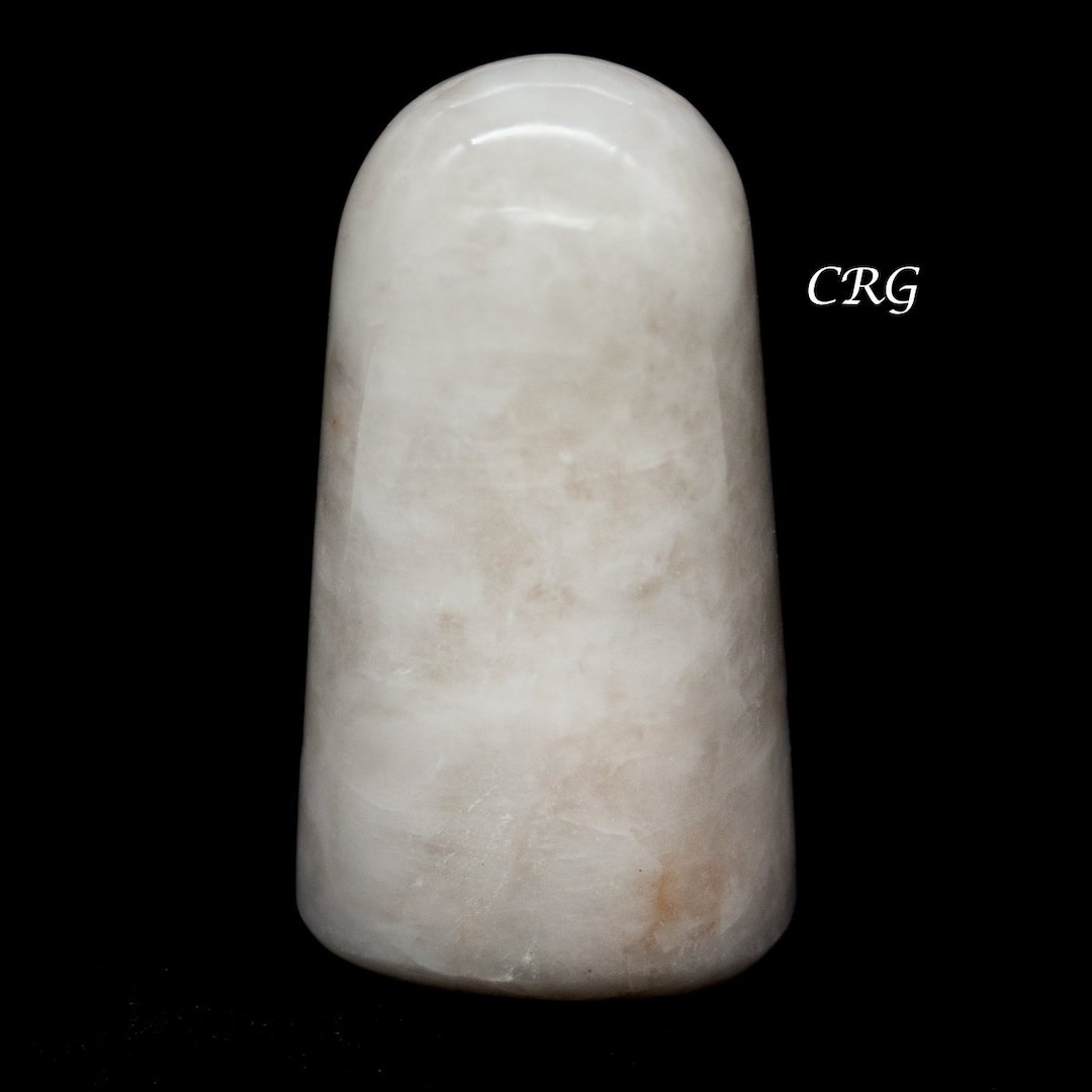 White Agate Freeform Boulder (3-5 In) Polished Gemstone Sculpture (1 Pc ...