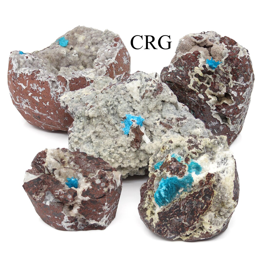 Cavansite Natural Specimen on Matrix (1 Piece) Size 1.5 to 3 Inches ...