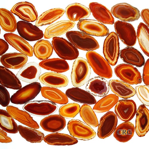 QTY 1 Size 000 Grade A Brazilian Agate Geode Slice / - Etsy