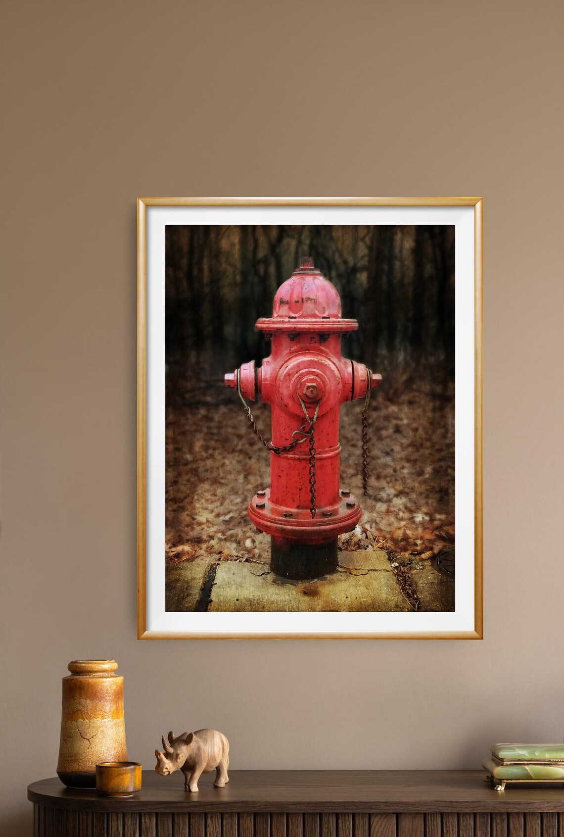 Red Hydrant, Hydrant, Street, Print, Wall Decor, Photography, Color ...
