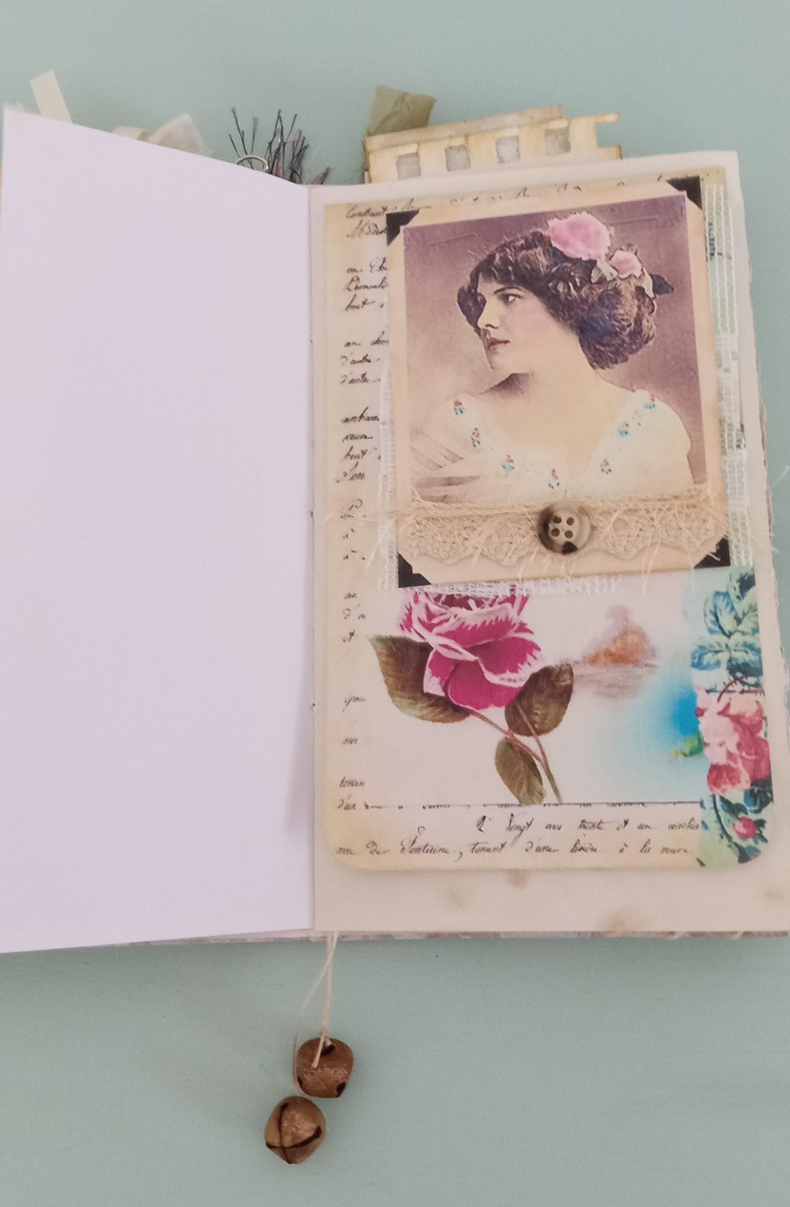 Handmade Junk Journal, 1 Signature, 7 X 4-1/2 - Etsy