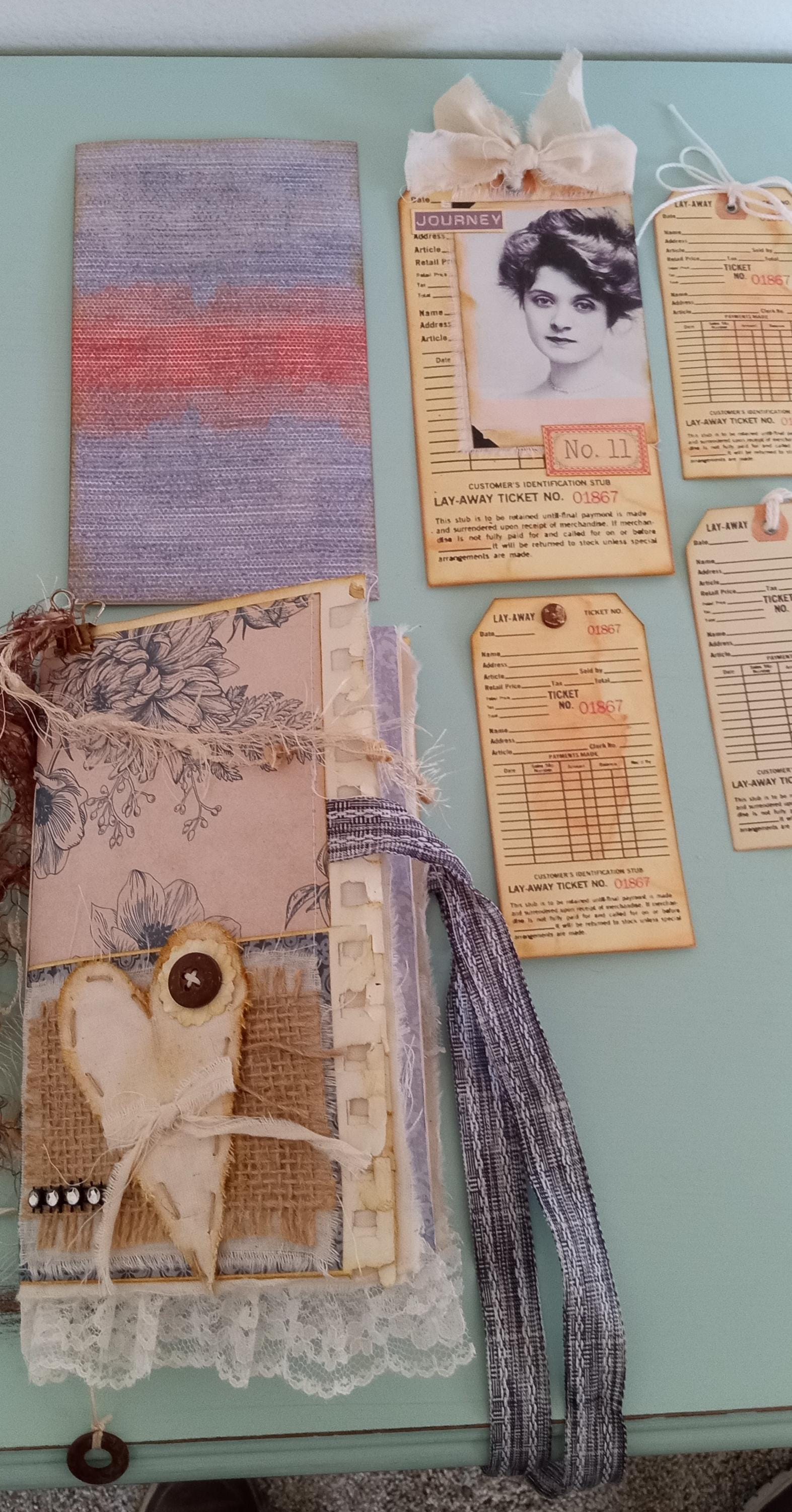 Handmade Junk Journal, 1 Signature, 7 X 4-1/2 - Etsy