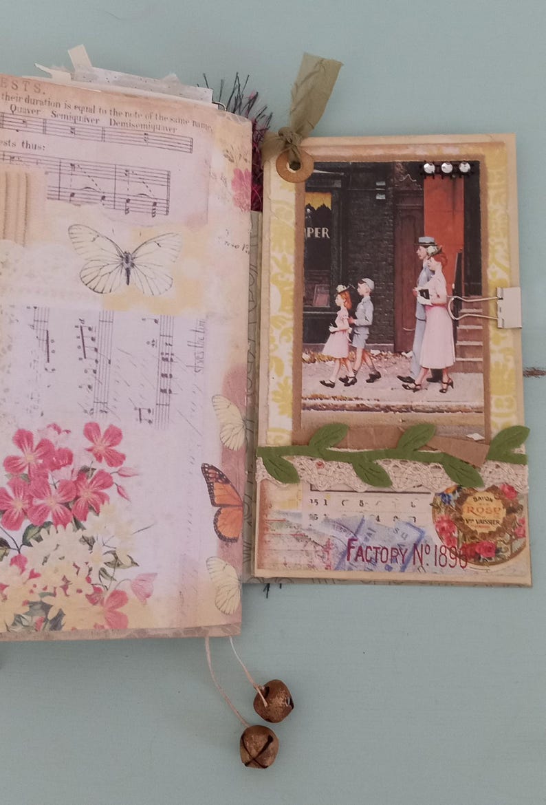 Handmade Junk Journal, 1 Signature, 7 X 4-1/2 - Etsy