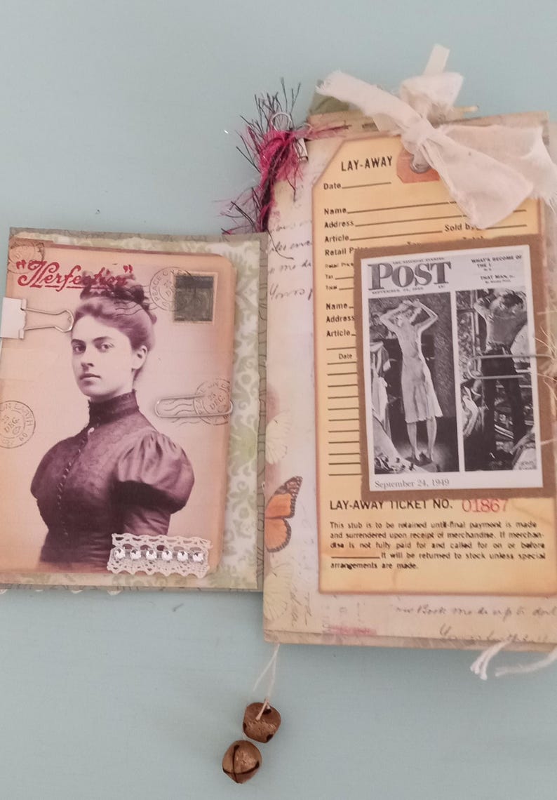 Handmade Junk Journal, 1 Signature, 7 X 4-1/2 - Etsy