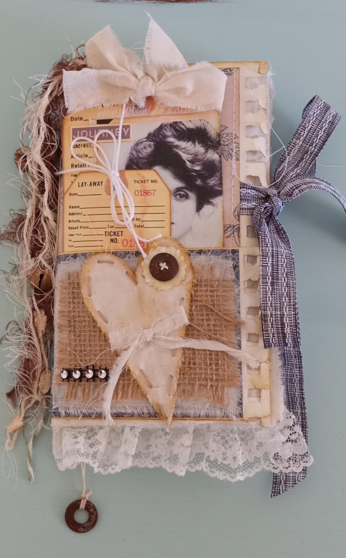 Handmade Junk Journal, 1 Signature, 7 X 4-1/2 - Etsy