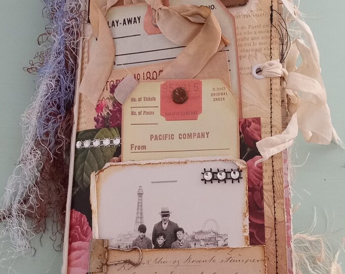 Handmade Mini Junk Journal, 1 Signature, 5 X 4 - Etsy