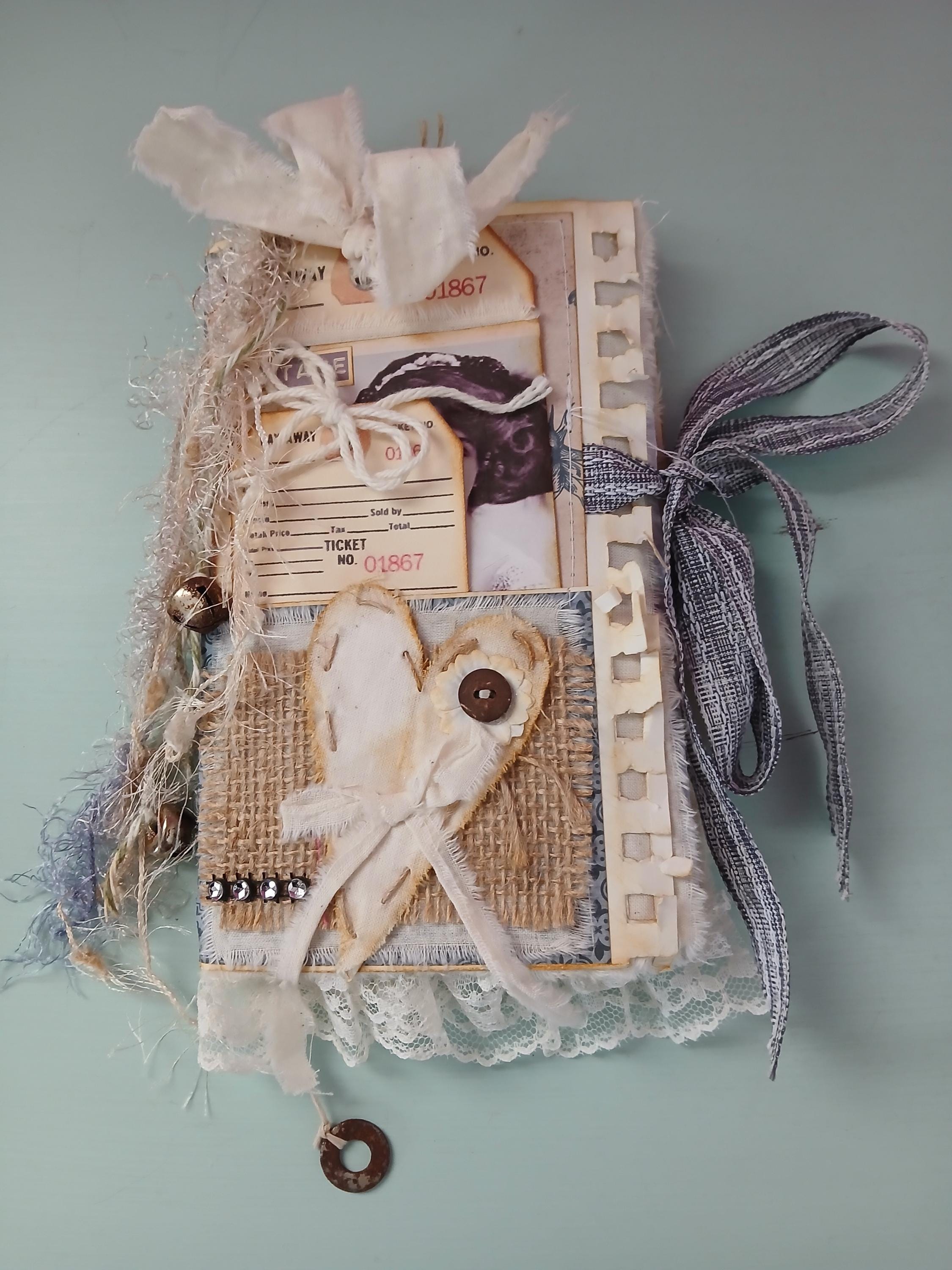 Handmade Mini Junk Journal, 1 Signature, 7" X 4-1/2" - Etsy
