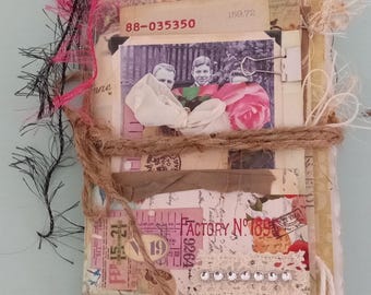 Handmade Junk Journal, 1 Signature, 7" X 4-1/2" - Etsy