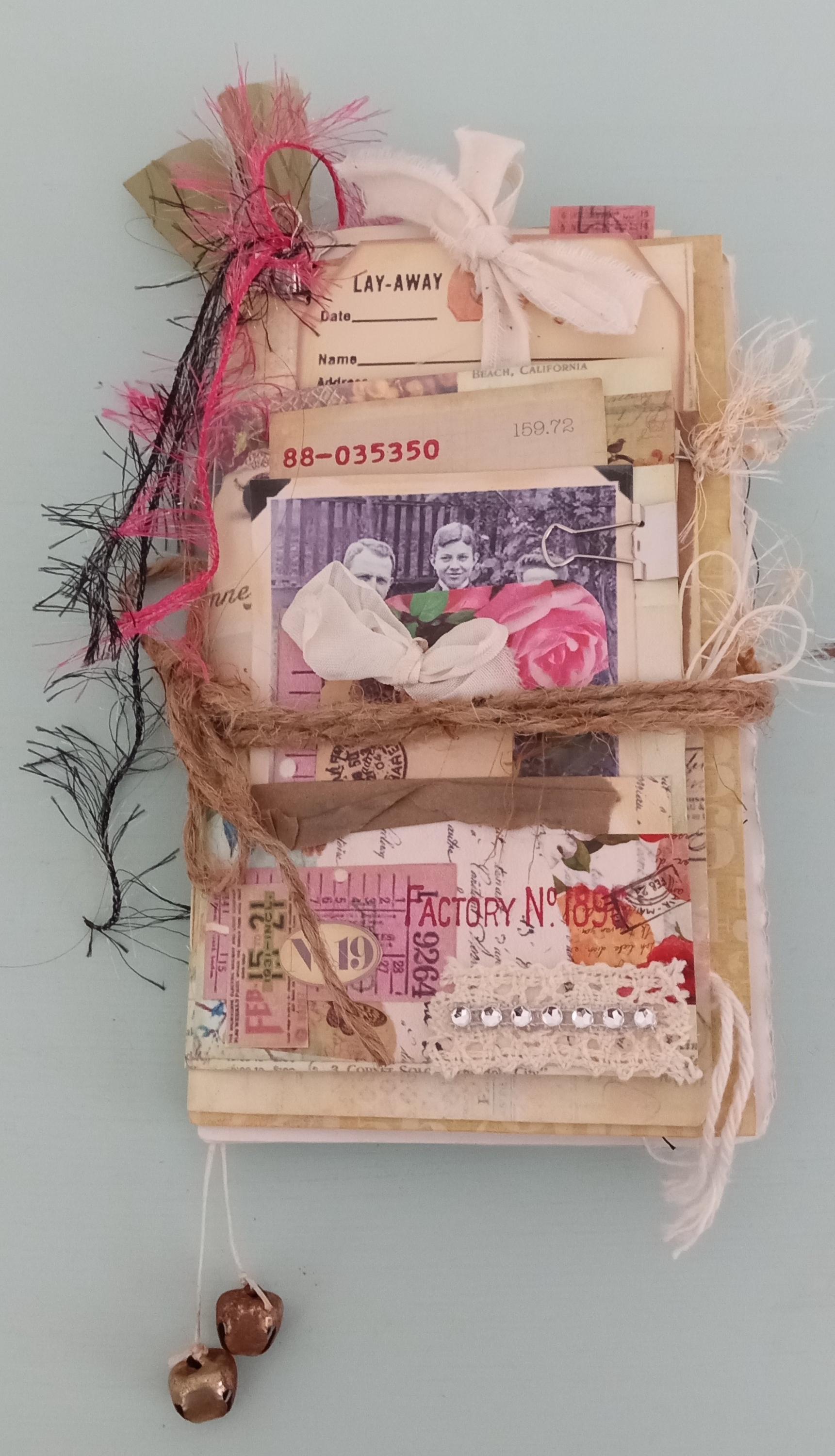 Handmade Mini Junk Journal, 1 Signature, 7" X 4-1/2" - Etsy