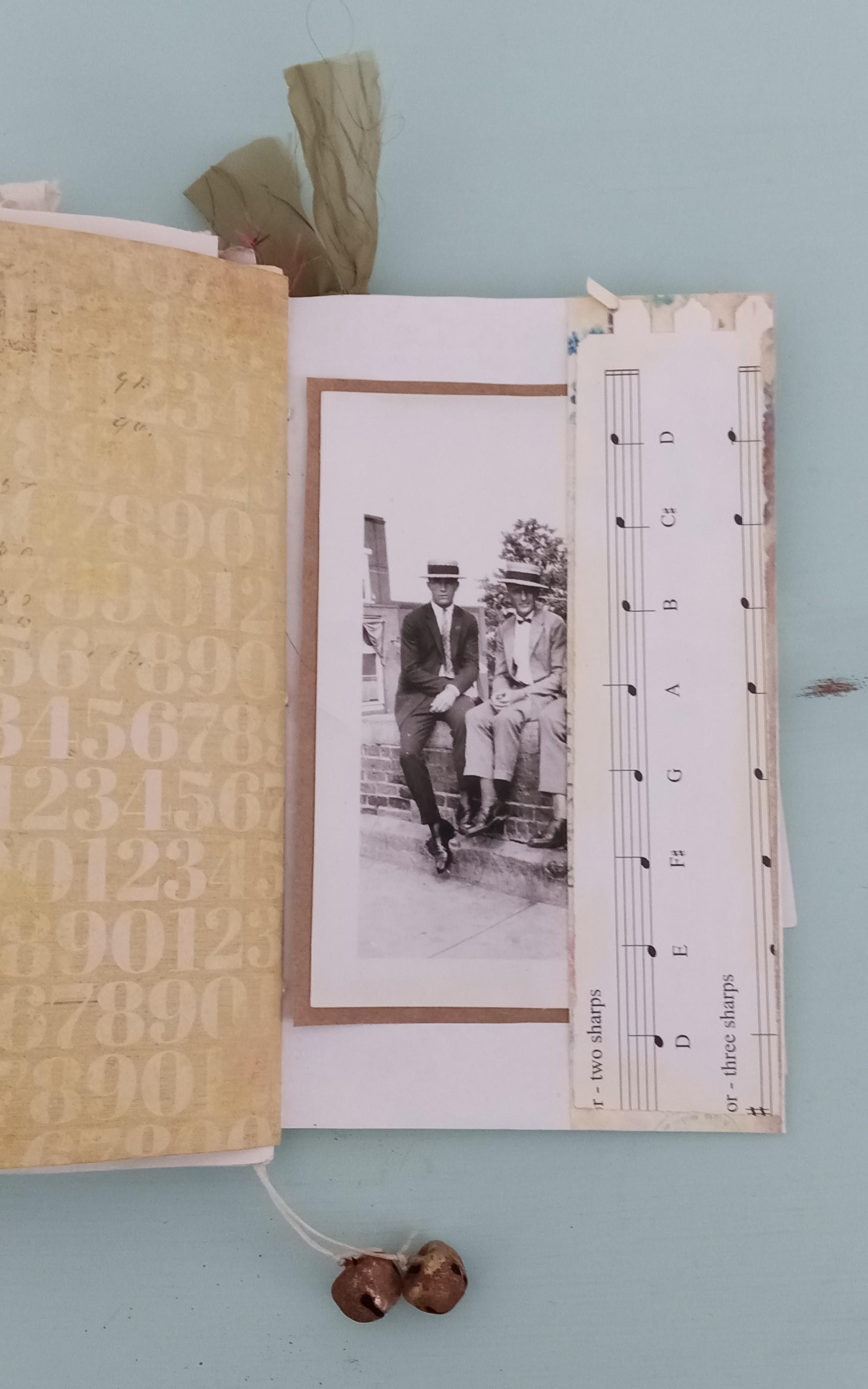 Handmade Mini Junk Journal, 1 Signature, 7" X 4-1/2" - Etsy