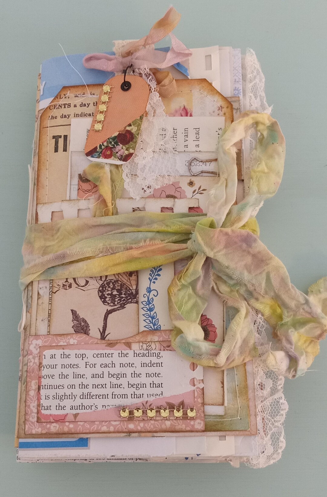 Flip Flop Junk Journal, Handmade 4 Signatures. - Etsy
