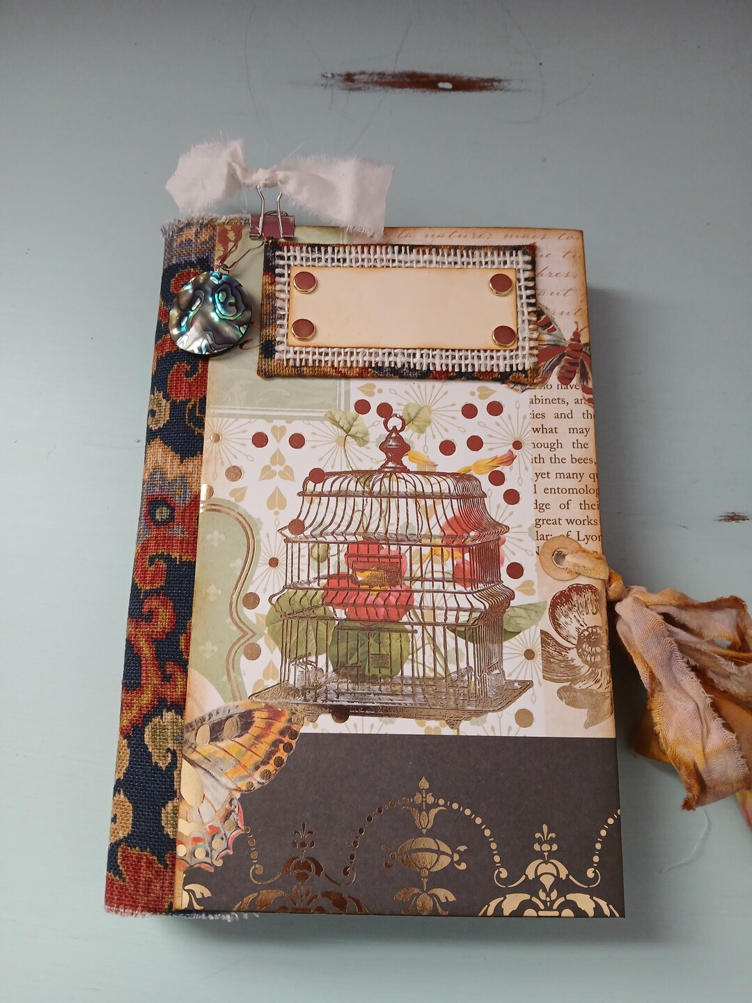 BLANK... Junk Journal, Handmade, 5 Signatures, Ready for You to ...