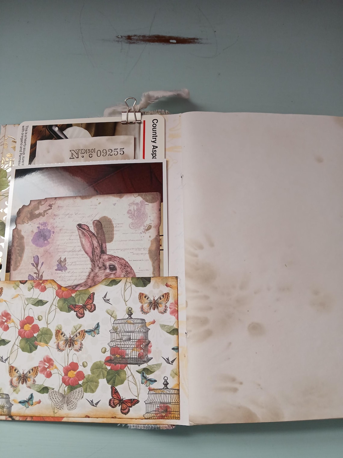 BLANK... Junk Journal, Handmade, 5 Signatures, Ready for You to ...