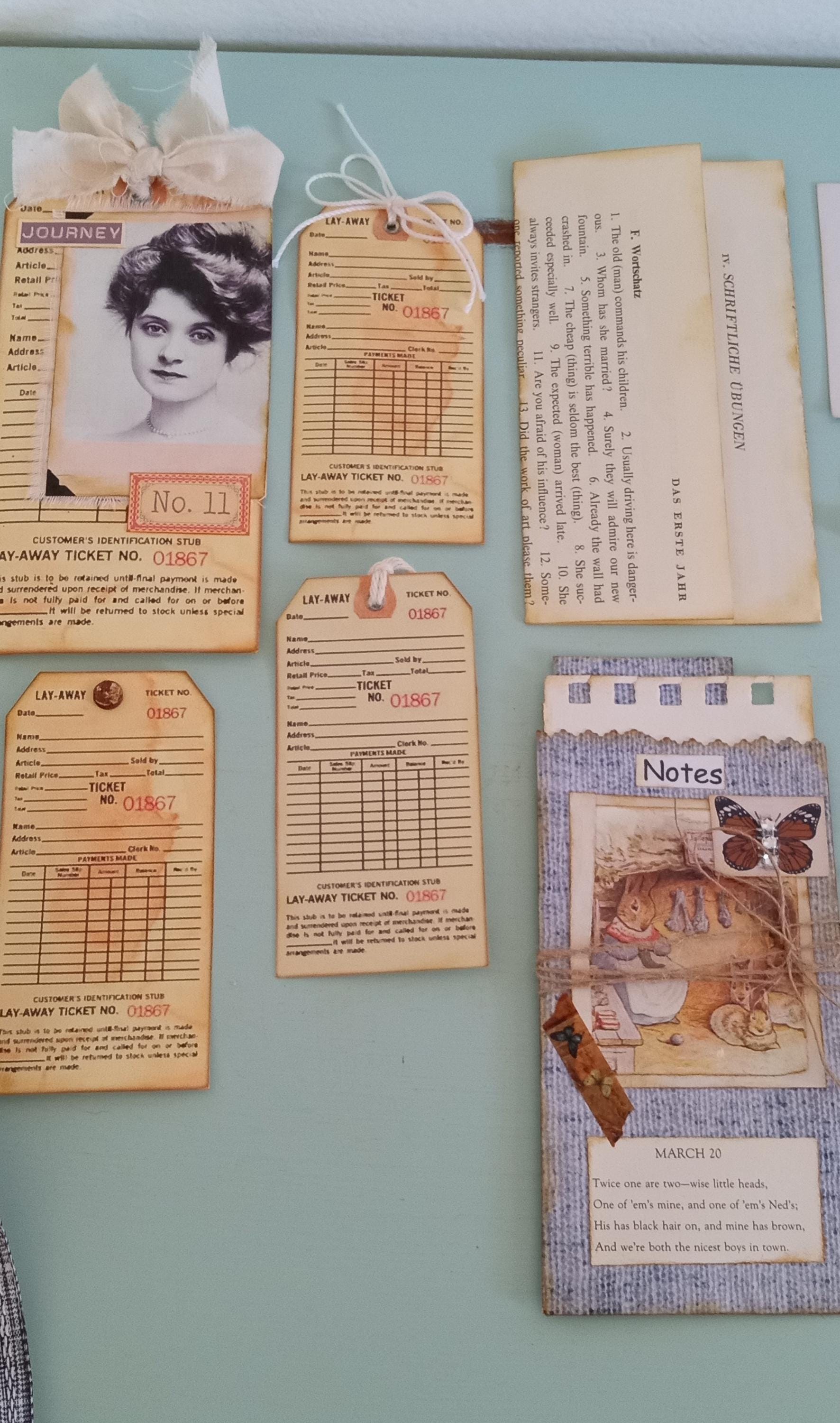 Handmade Junk Journal, 1 Signature, 7 X 4-1/2 - Etsy