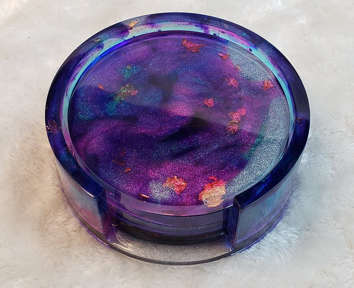 Galaxy Theme Coaster Set - Etsy