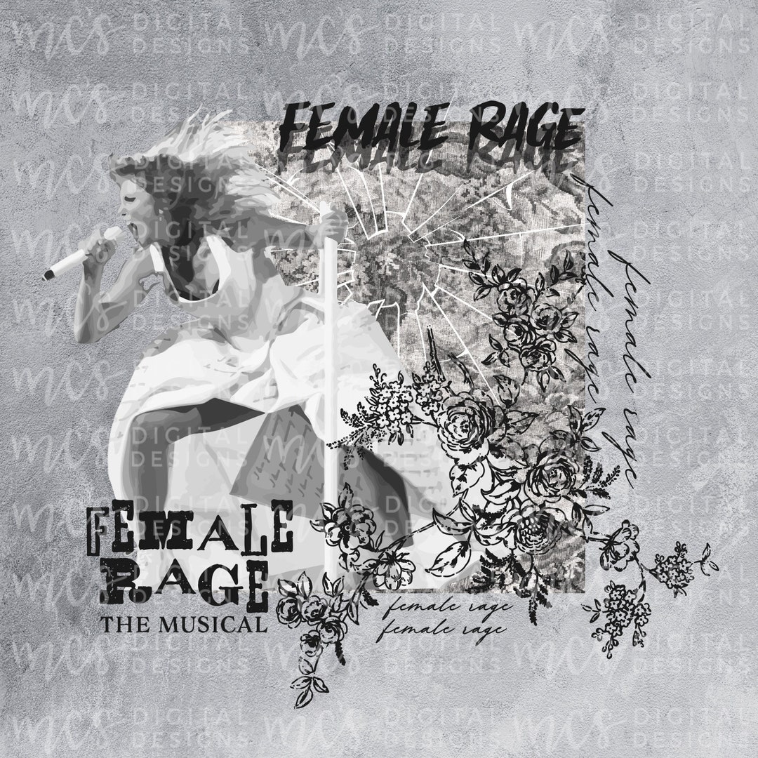 DIGITAL DOWNLOAD; Female Rage Png, Female Rage the Musical Png, Cute ...