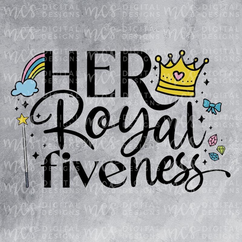 The Royal Fiveness Svg - Etsy