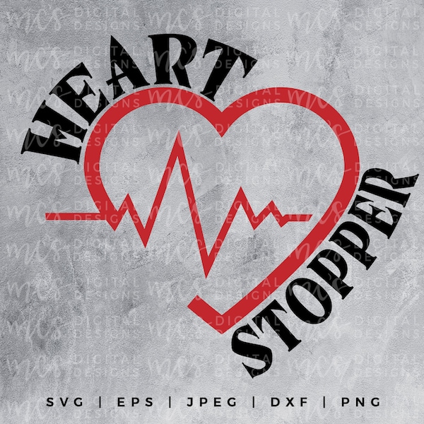 Heart Stopper Svg - Etsy
