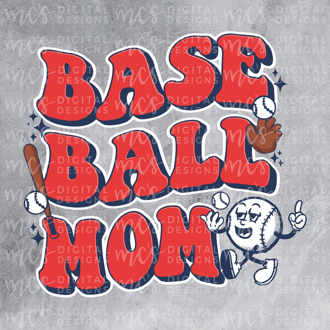 DIGITAL DOWNLOAD; Baseball Mom PNG, Baseball Mom Pocket Design ...