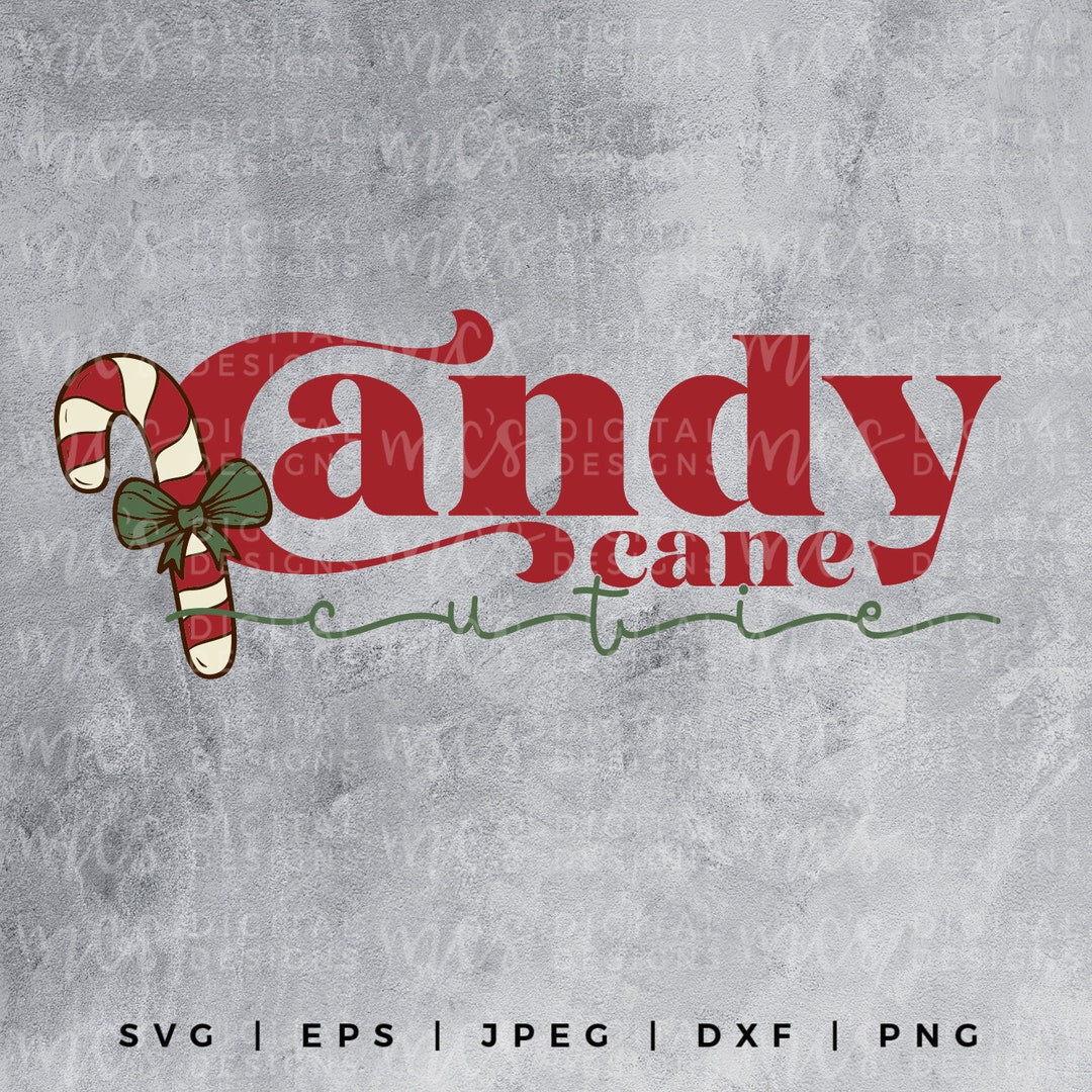 DIGITAL DOWNLOAD Two Candy Cane Cutie Designs Cute - Etsy