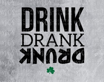 Drink Drank Drunk Instant Digital Download Svg Png Dxf - Etsy