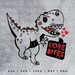 DIGITAL DOWNLOAD Love Bites, Dinosaur Svg, Dino Valentines Day Svg, Boy ...