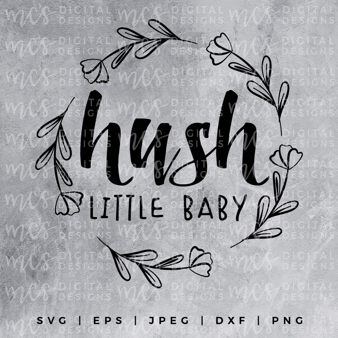 DIGITAL DOWNLOAD Hush Little Baby Baby Svg Little Boy Svg - Etsy
