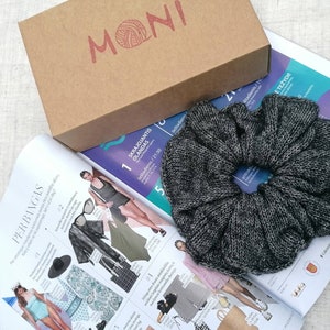 Oversized scrunchie Knitted scrunchies Hair accessory Boho | Etsy