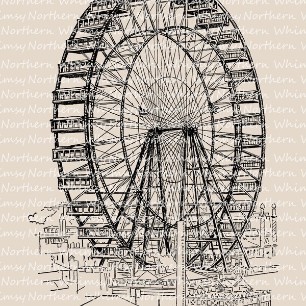 Vintage Ferris Wheel - Etsy