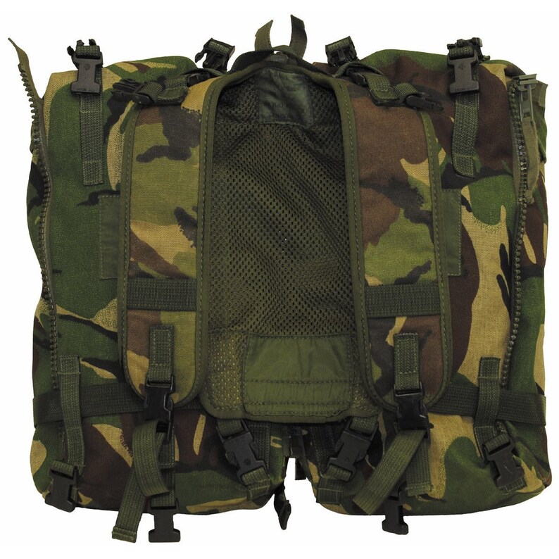British Army 90L Short Back DPM Bergen With Side Pouches - Etsy UK