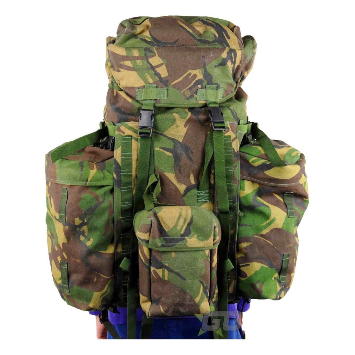 British Army 100L DPM Bergen Long Back With Side Pouches - Etsy