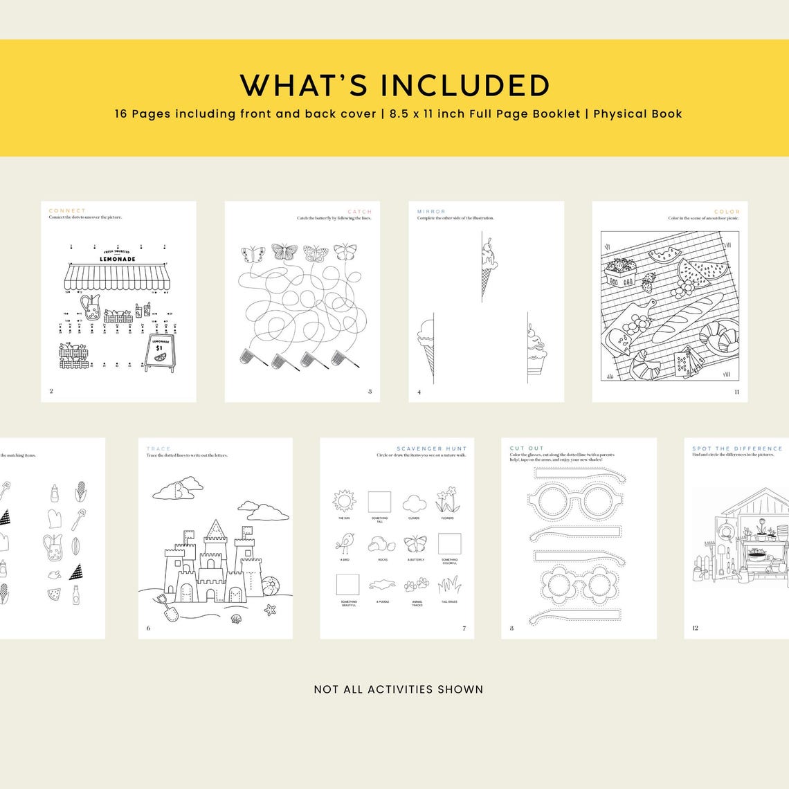 Customizable Kids Activity Magazine (100 Printed Copies) Summer Edition ...