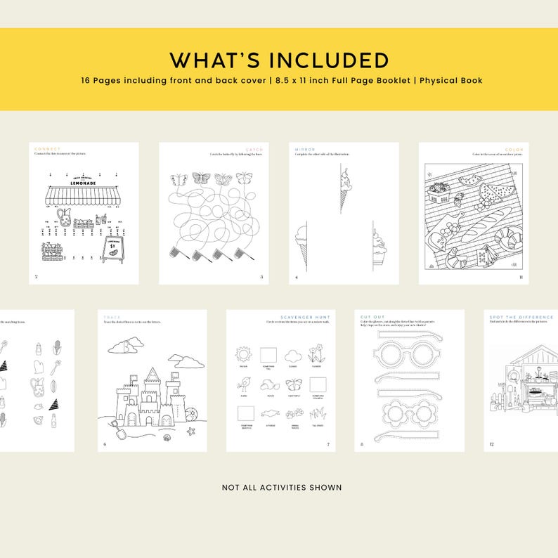 Customizable Kids Activity Magazine (100 Printed Copies) Summer Edition ...