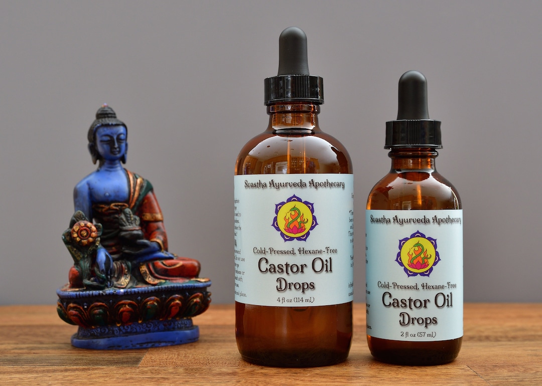 Castor Oil Drops, 100% Cold-pressed Organic and Hexane Free - Etsy