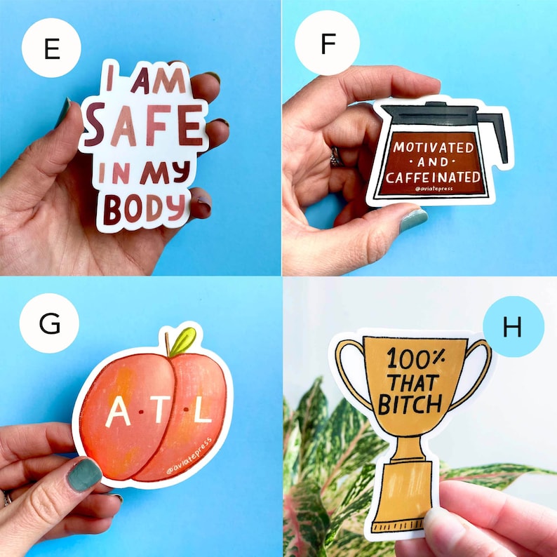 PICK YOUR STICKERS Sticker Pack Sticker Sheet Self Care | Etsy