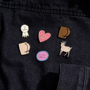 Therapy Enamel Pin, Self Care Gift, Mental Health Pins, Girly Enamel ...