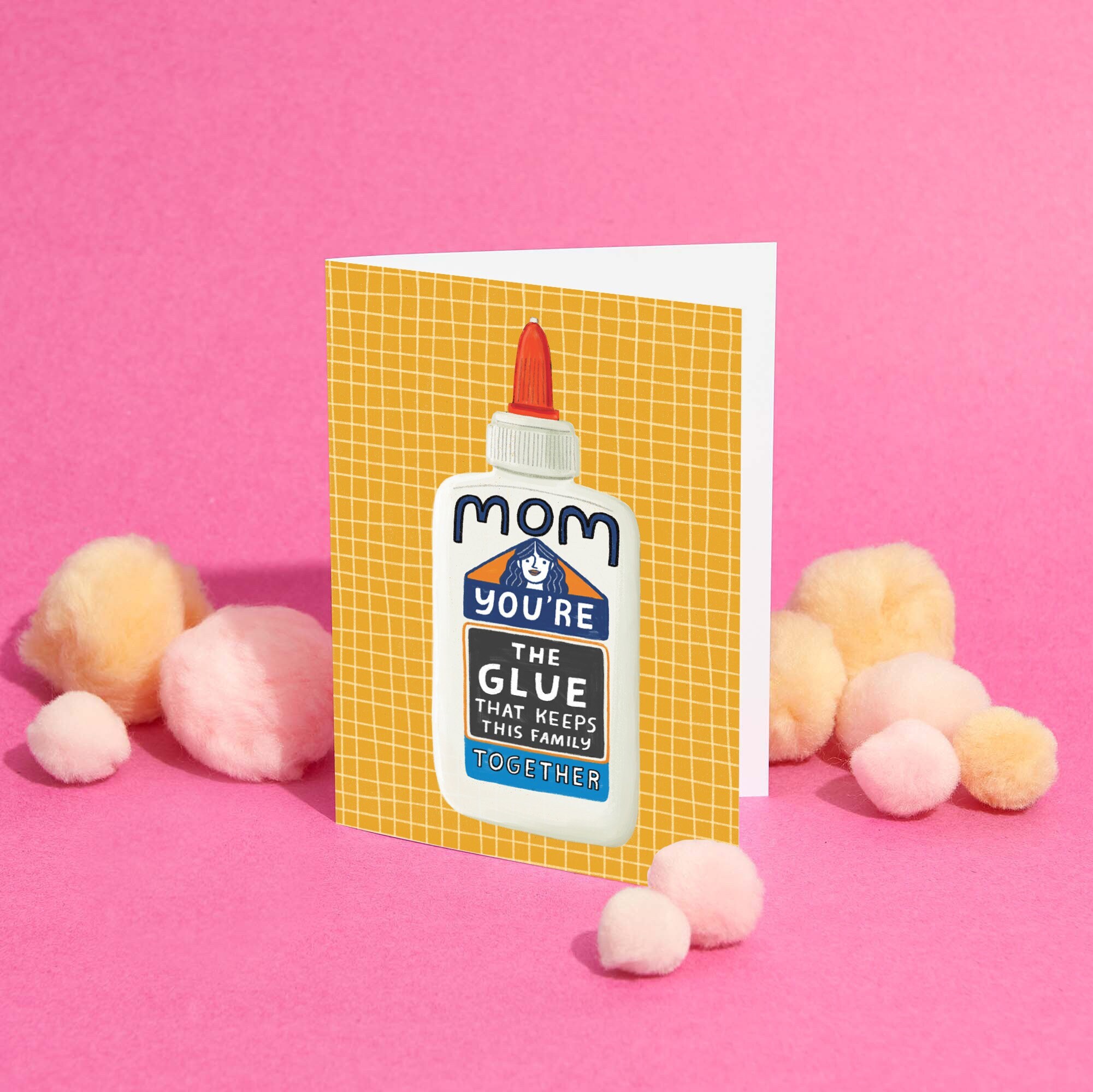 Glue Holding Family Together Card - Mother's Day or Birthday - Etsy