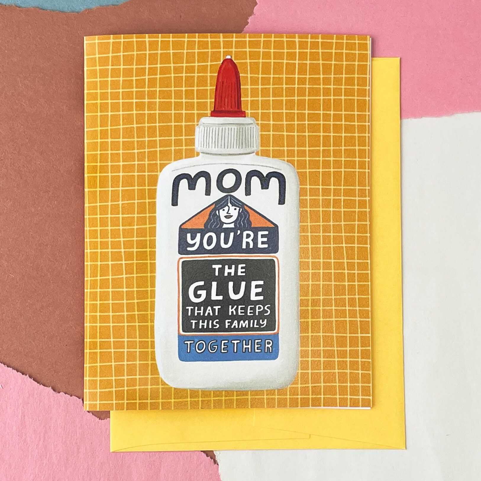 Glue Holding Family Together Card - Mother's Day or Birthday - Etsy