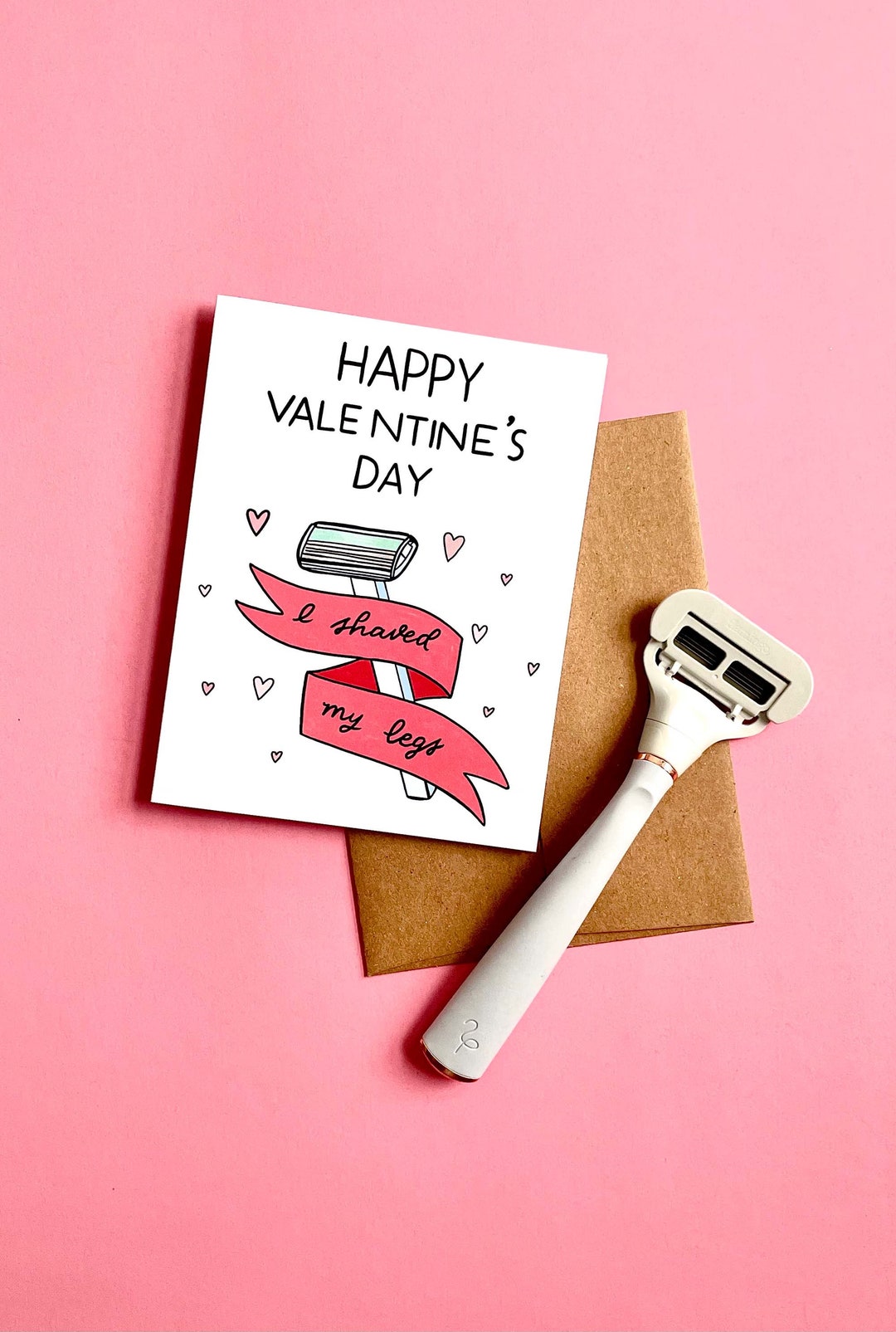 I Shaved Card, Funny Valentine Card, - Etsy