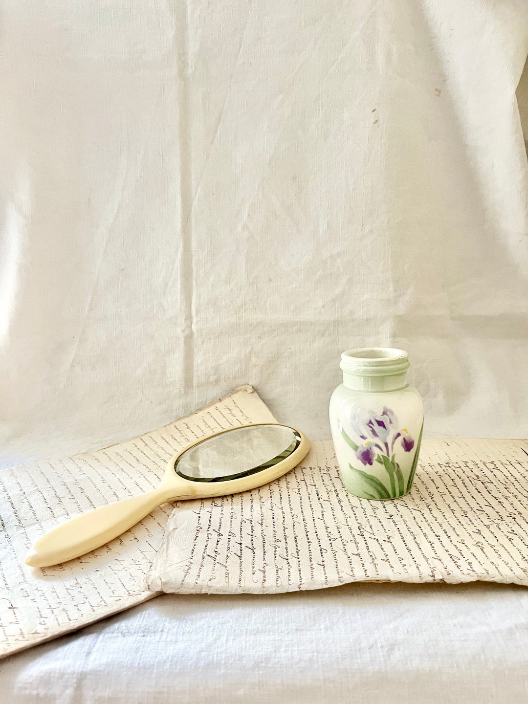 Art Nouveau Ointment Pot in Antique French Lunéville Earthenware - Etsy