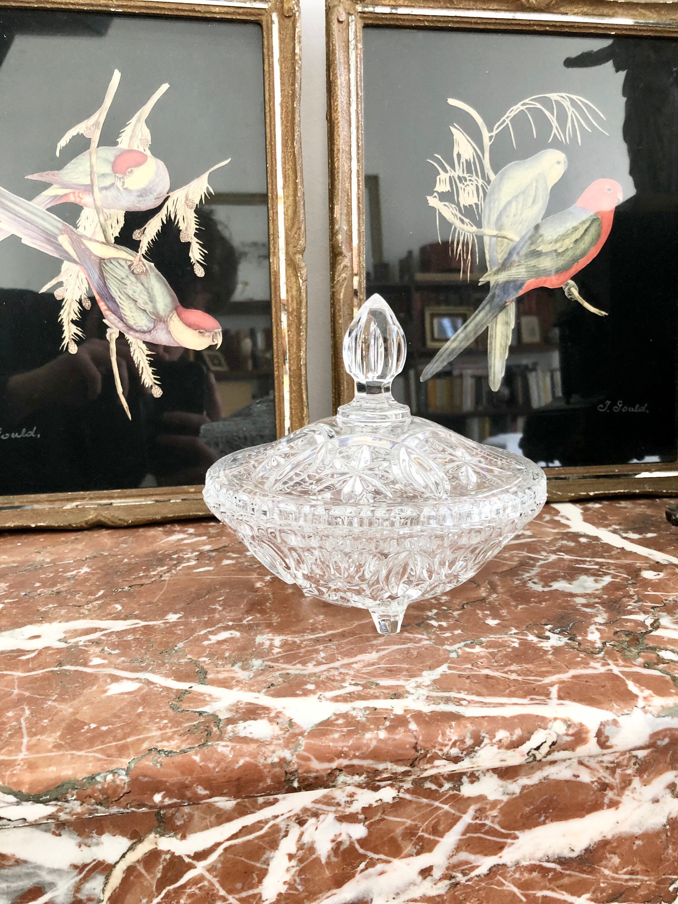 Vintage Crystal Candy Box - Etsy