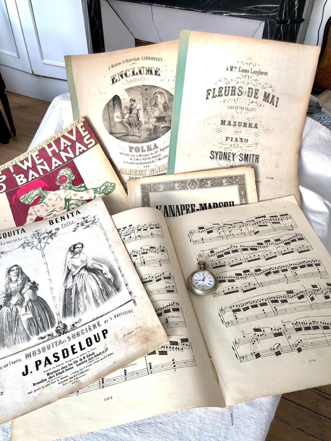 Set of 6 Old Scores - Etsy