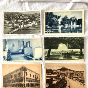 Set of 10 Old Postcards - Etsy