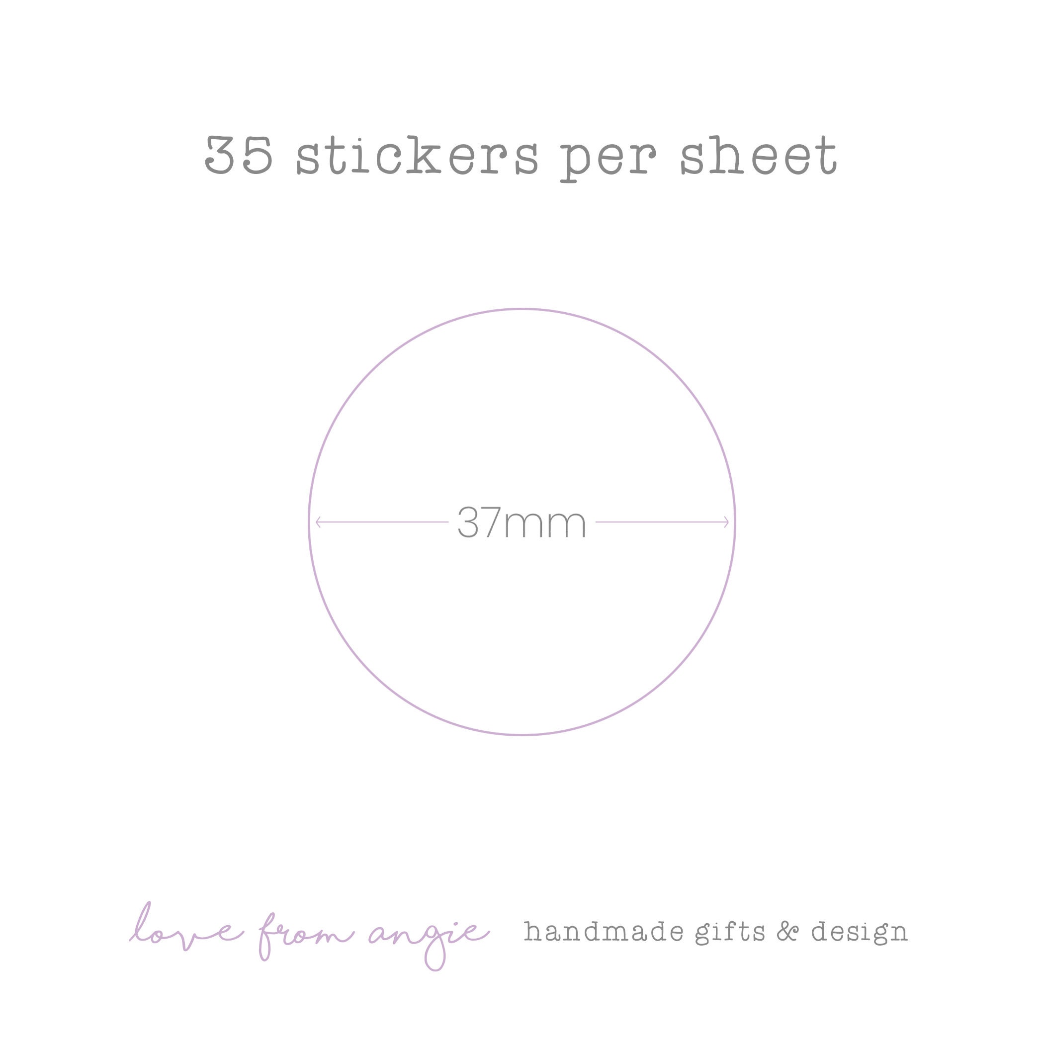 HOMEMADE WITH LOVE Stickers Cute Personalised homemade | Etsy UK