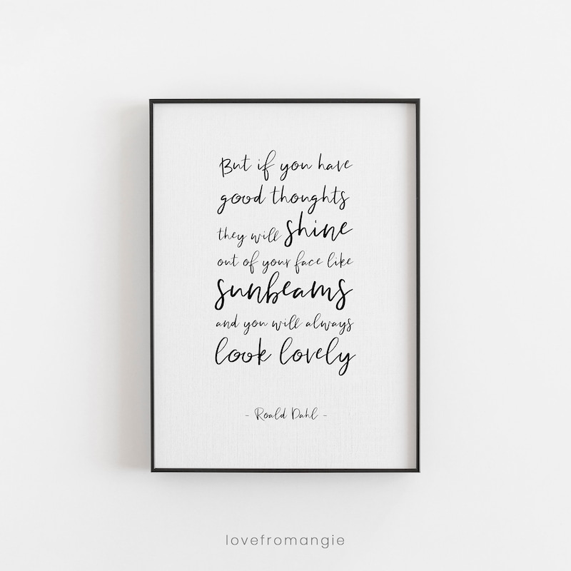 Roald Dahl Quote - Etsy