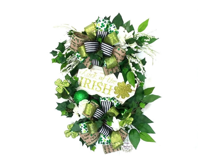 Irish Wreaths, Irish Wreath for Front Door, Irish Wreaths for Door ...