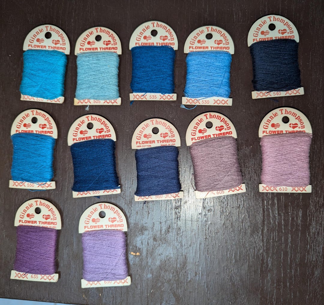 Ginnie Thompson Flower Thread-yellow/gold/orange Tones - Etsy