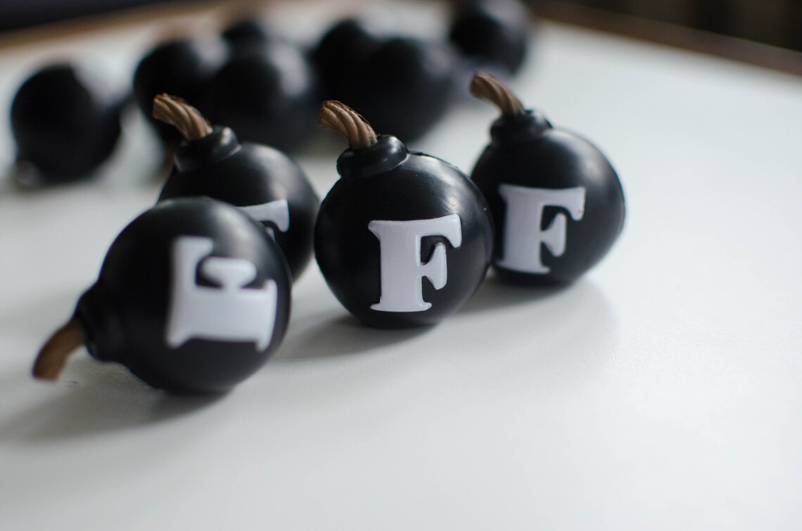 F-bomb Rubber Gag Toy pack of Four please Read Dimensions | Etsy